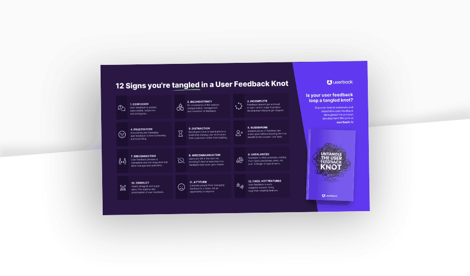 12 Signs you’re tangled in a User Feedback Knot - Userback
