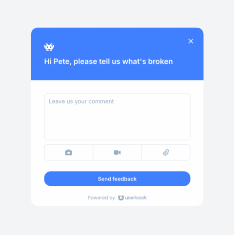 User-Friendly Feedback Form Templates | Userback