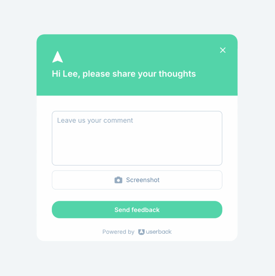 User-Friendly Feedback Form Templates | Userback