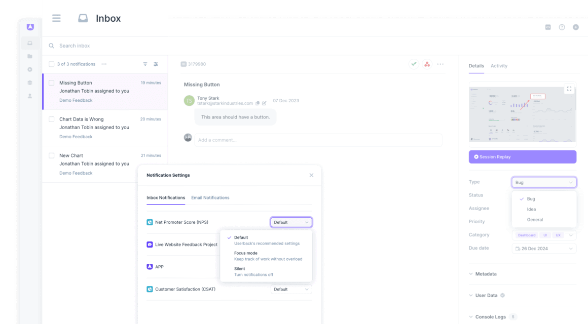 Feedback Automation | Streamline Workflows with Userback