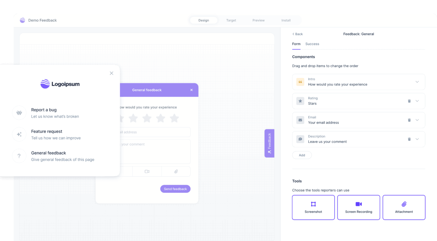 Userback Features | Powerful User Feedback Tools