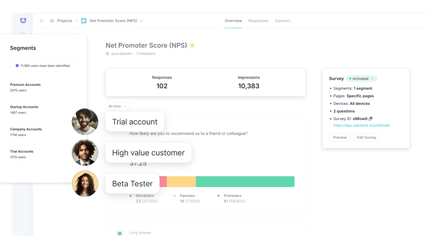 Userback Features | Powerful User Feedback Tools